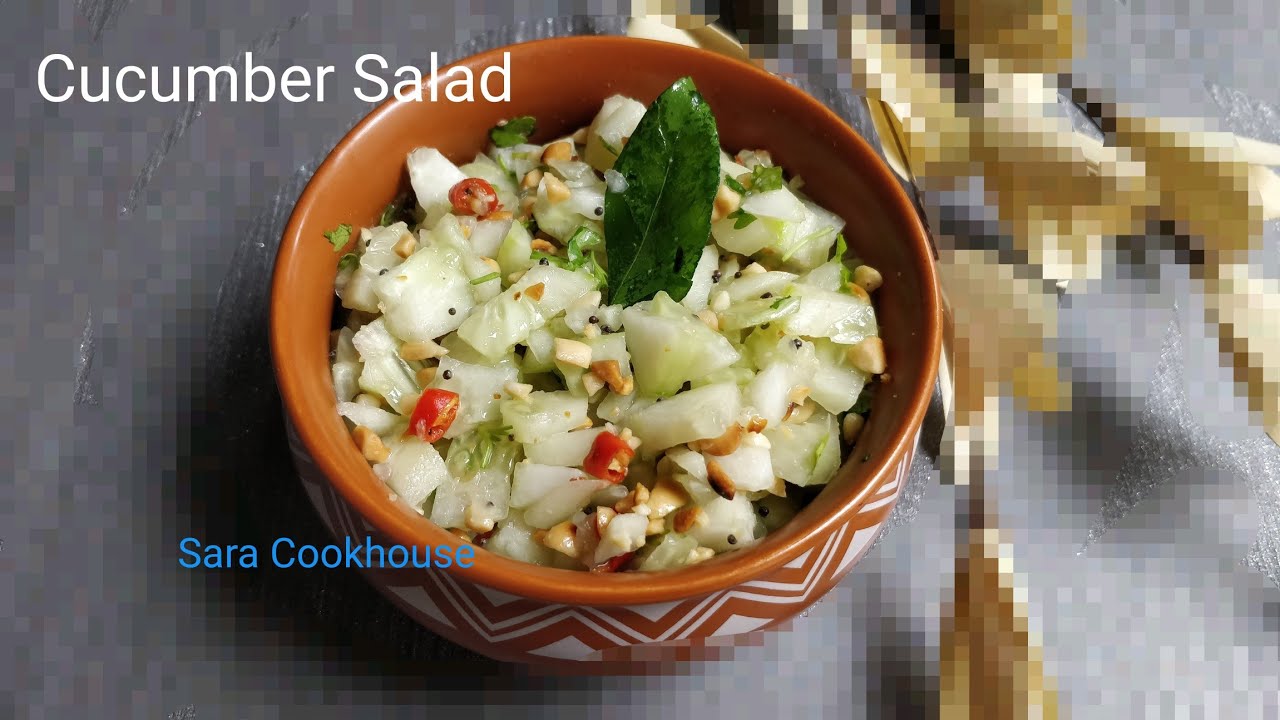 Kakdi ka Salad | Cucumber Salad | Quick side dish @SaraCookhouse - YouTube