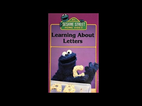 Opening To Sesame Street Learning About Letters 1992 VHS Reprint