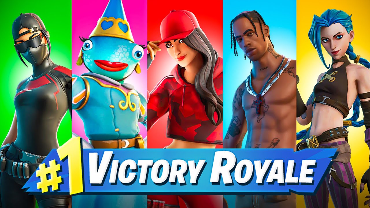 SKIN DE YOUTUBER ALÉATOIRE CHALLENGE SUR FORTNITE ! - YouTube