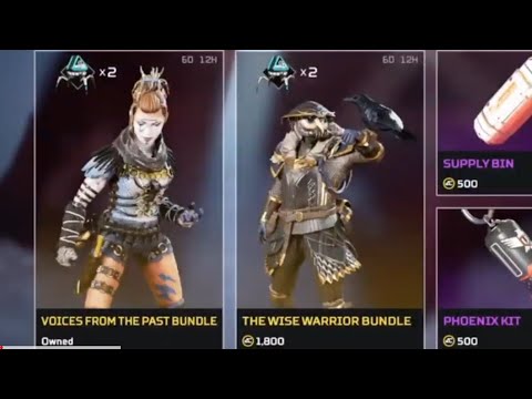 Apex Legends Wraith Packs & Bloodhound Packs WHAT THEY CONTAIN (Apex ...
