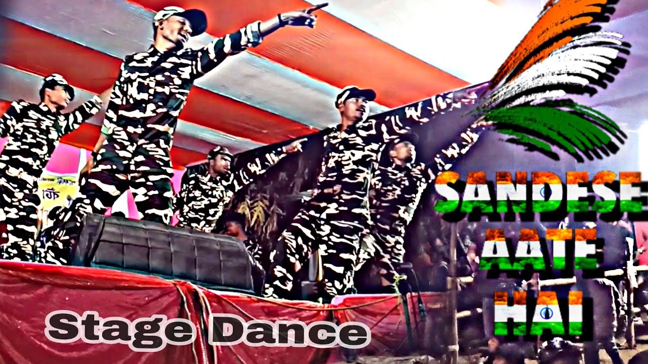 Sandese Aate hai | Border | Group dance | Stage performance | Army ...