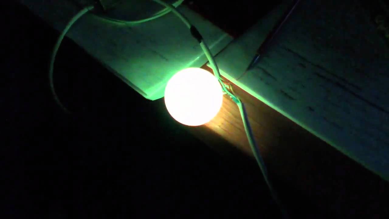 RGB LED ping pong - YouTube