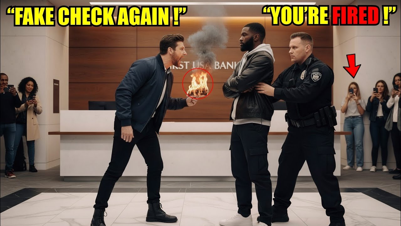 Bank Manager Burns Black Man’s Check — Unaware He Owns the Bank - YouTube