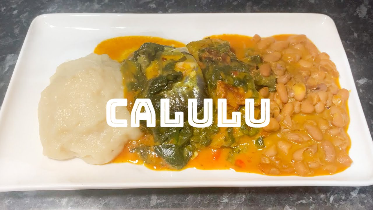 COMO FAZER PRATOS ANGOLANOS| CALULU DE PEIXE & FUNGE | Angolan Fufu ...