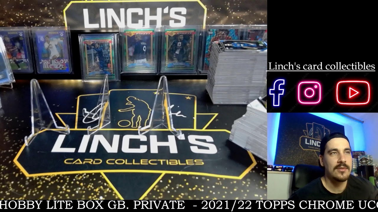 GB. PRIVATE - 2021/22 TOPPS CHROME UCC 1X HOBBY LITE BOX - YouTube