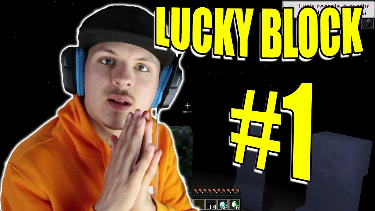 LUCKY BLOCK |#1 TIPPUVA ALASIN!!?/ Minecraft Suomi - YouTube