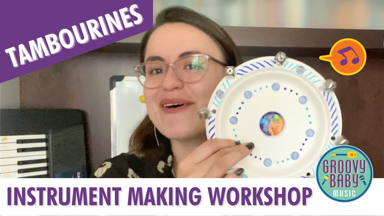 Instrument Making Workshop - TAMBOURINES! - YouTube