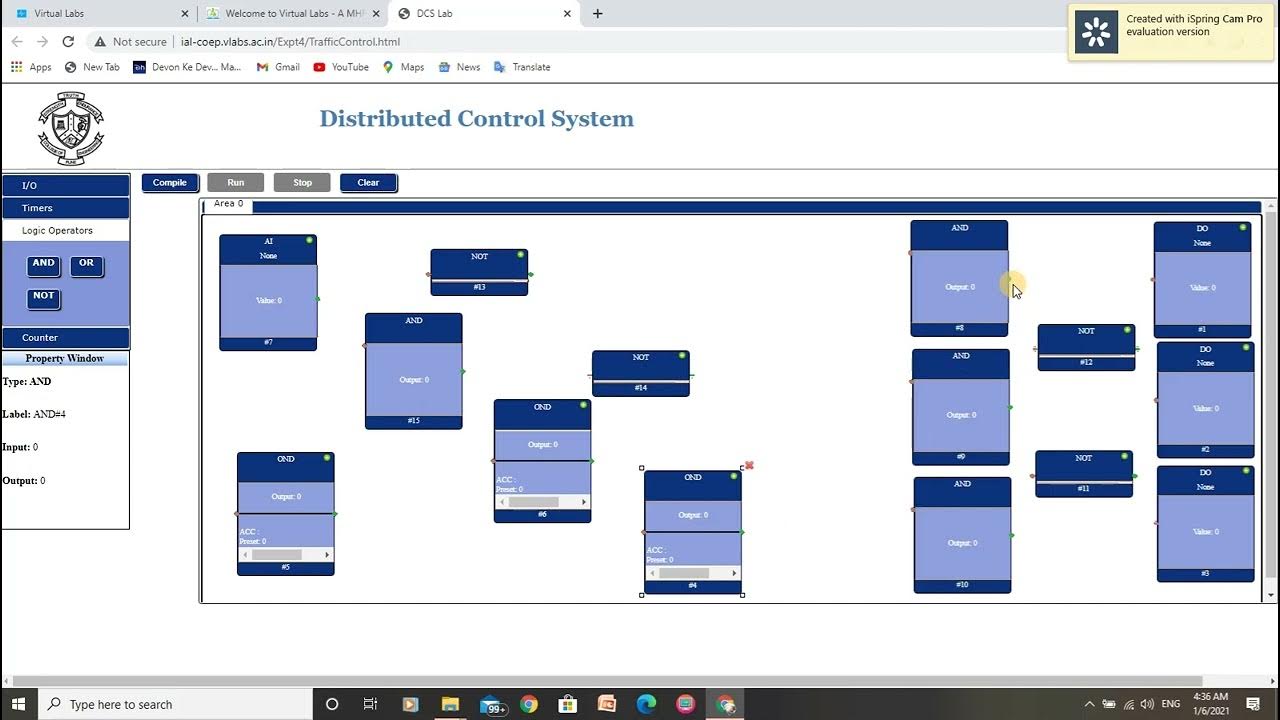 Automatic traffic light controller - Virtual PLC lab experiment. - YouTube