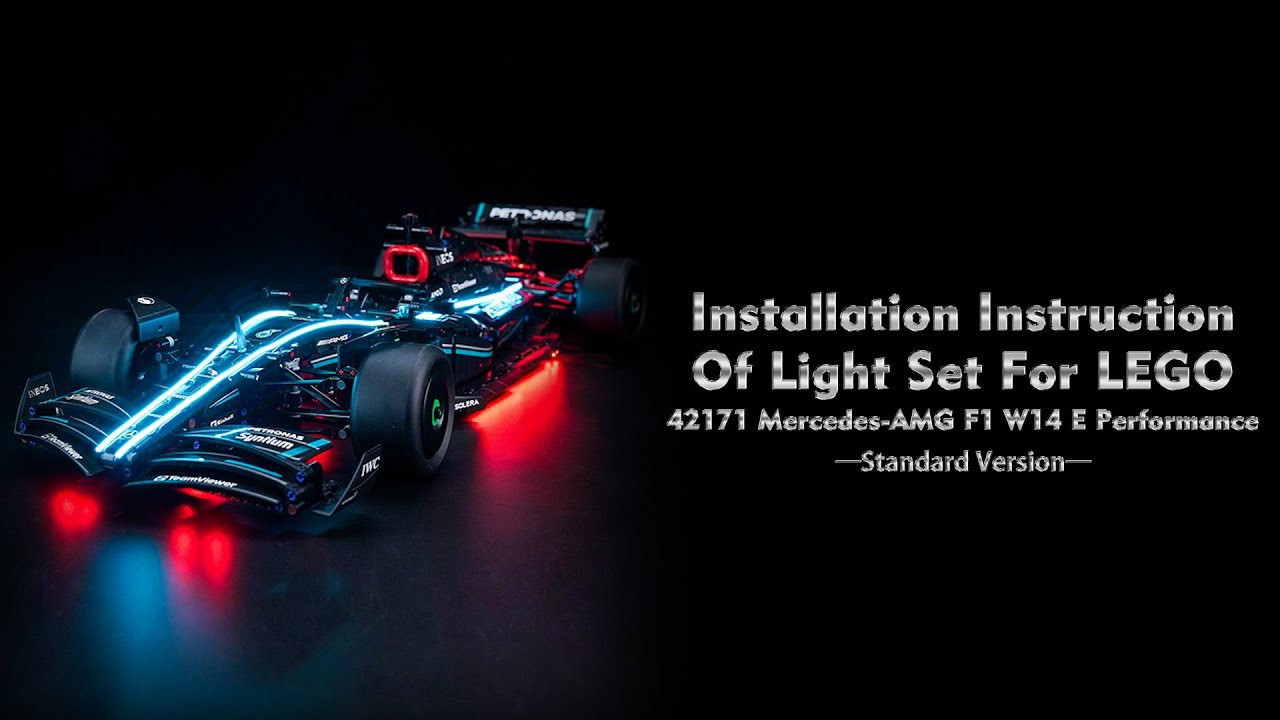 Installation Instruction Of Light Set For LEGO 42171 Mercedes-AMG F1 ...