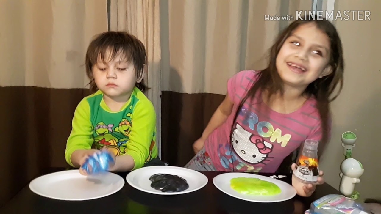 DIY FLUFFY SLIME //JURASSIC WORLD CRYPTOGENIC SLIME - YouTube