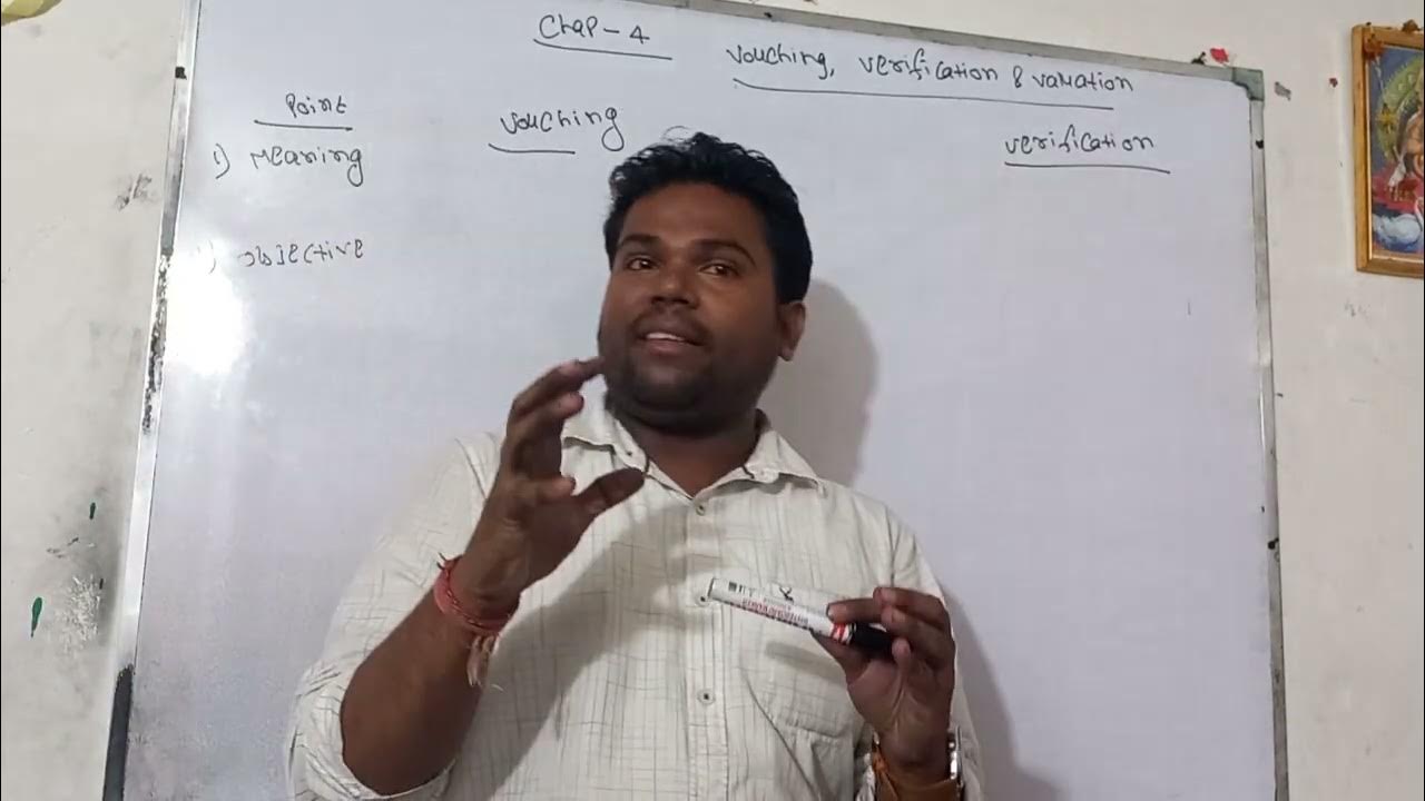 Audit |DIFFERENCE BETWEEN VOUCHING & VALUATION| B.COM SEM-V.C.U.| - YouTube