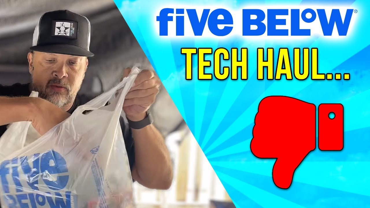 Five Below Tech Haul! - YouTube