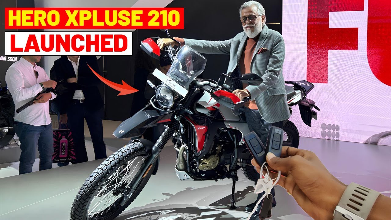 Finally Hero Xpluse 210cc Launched🔥🤩Price , Features & Update ? Hero ...