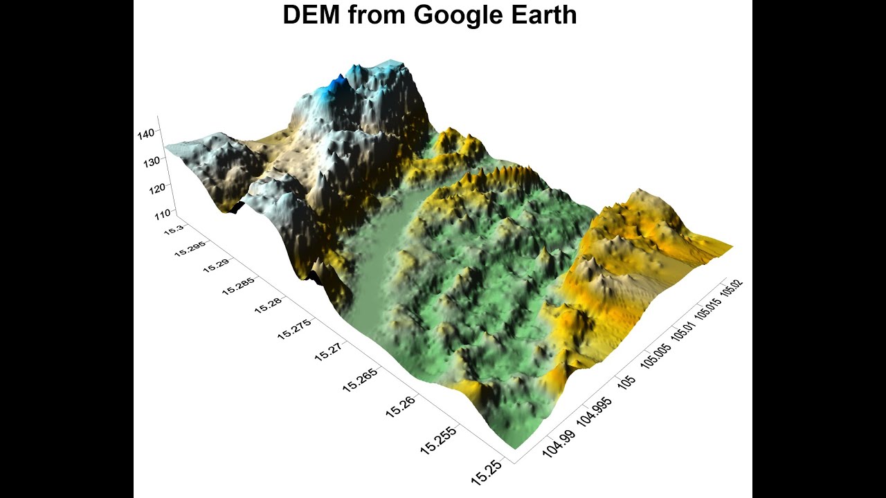 How To Create DEM From Google Earth Earth YouTube How To Create DEM From Google Earth Earth YouTube