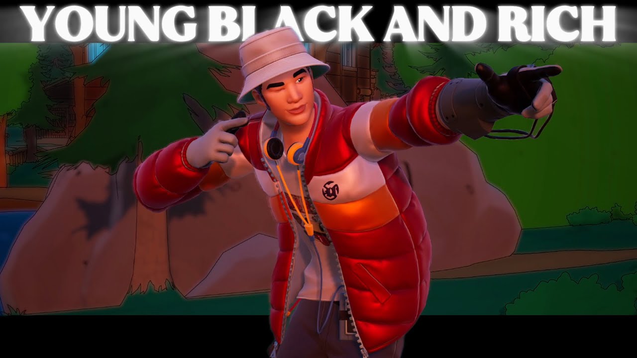 Young Black & Rich (Fortnite Music Video) (Aura Emote) - YouTube