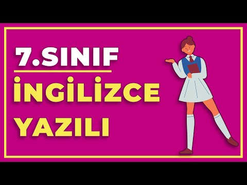 7.SINIF İNGİLİZCE 1.DÖNEM 1.YAZILI HAZIRLIK SORULARI