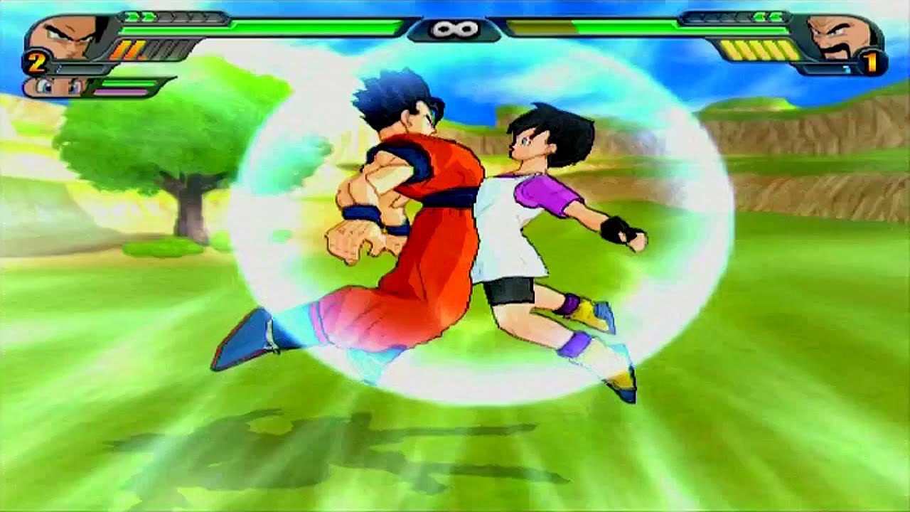 Gohan & Videl Fusion | Kid Pan vs Mr Satan Dragon Ball Z Budokai ...