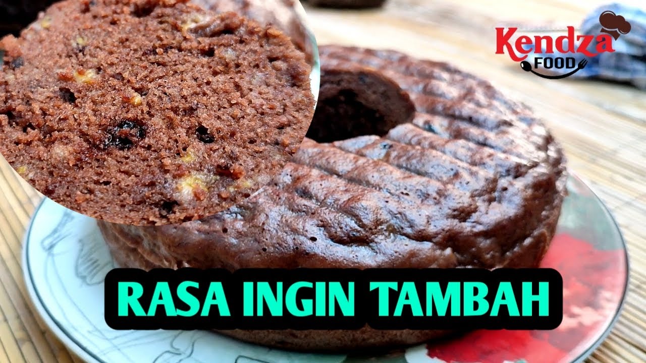Cara Bikin Cake Pisang Choco Chips Tanpa Mixer dan Oven - YouTube