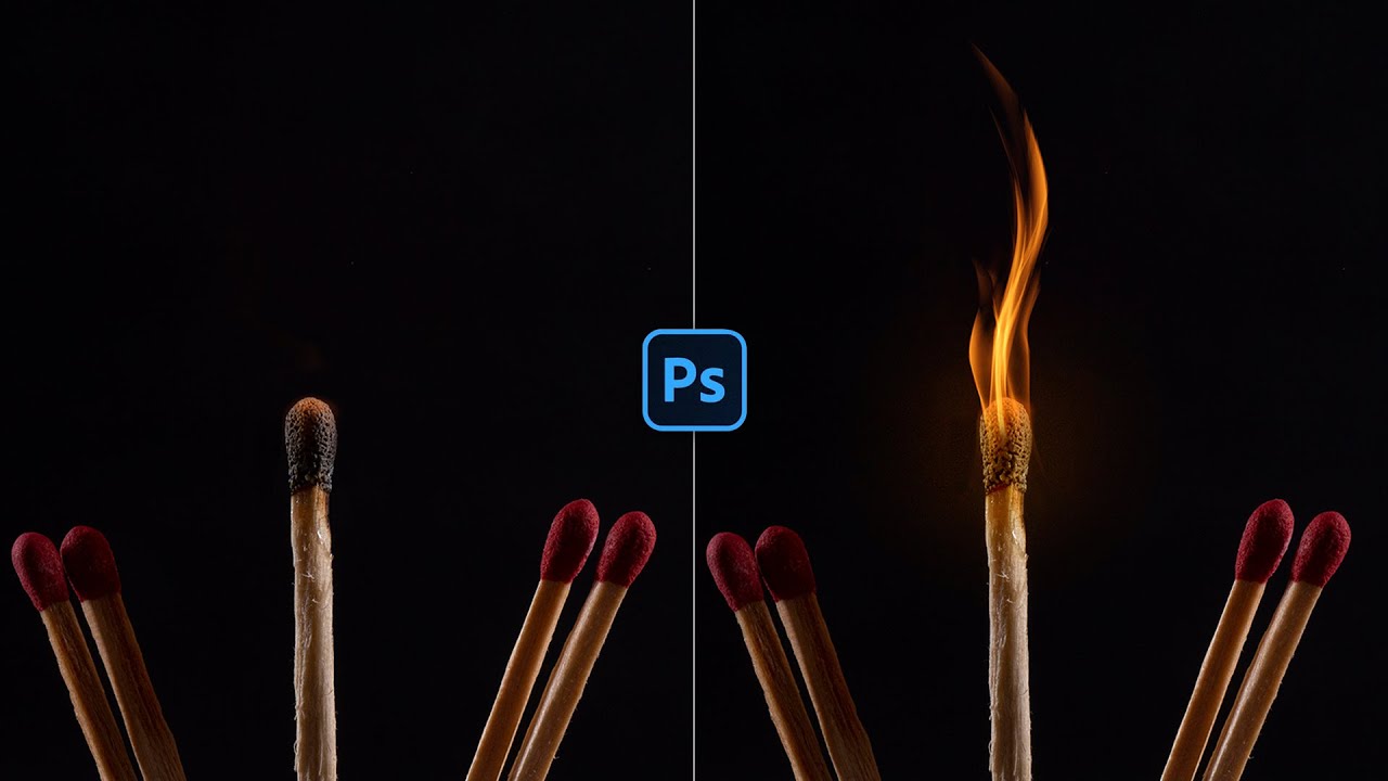 The Quick Way Create a Fire Flame Effect in Photoshop | Photoshop ...