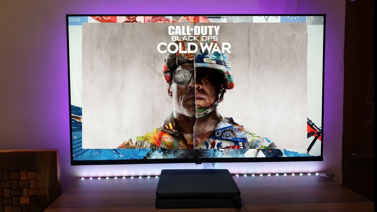 COD Bops Cold War Gameplay PS4 Slim (4K HDR TV) - YouTube