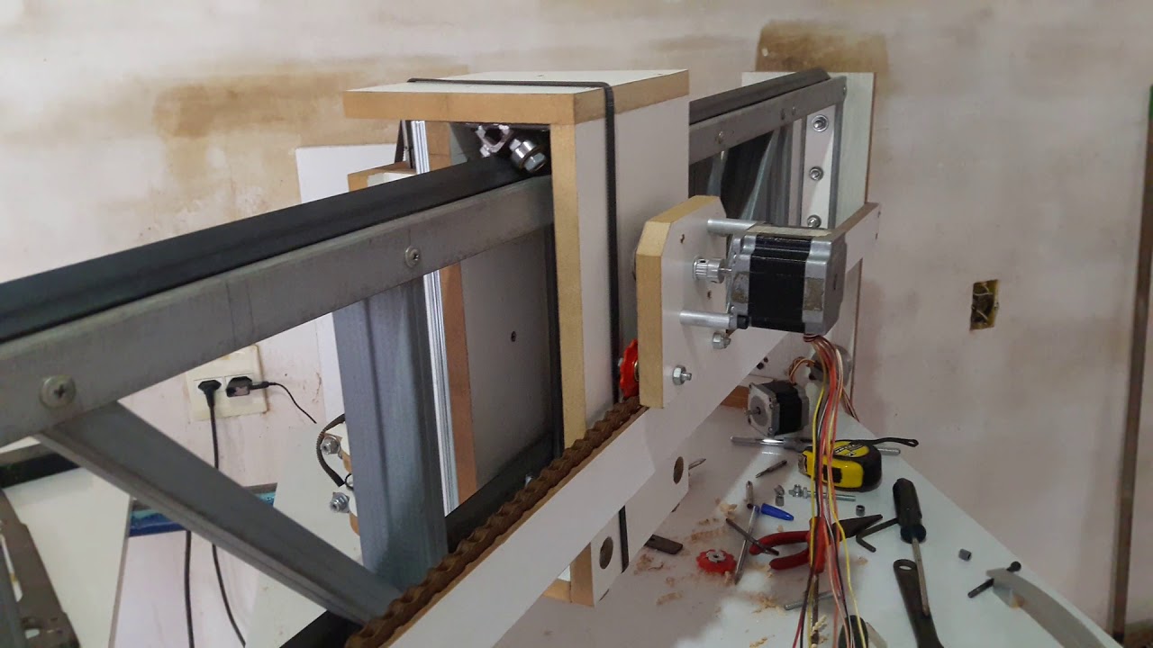 cnc caseira - YouTube