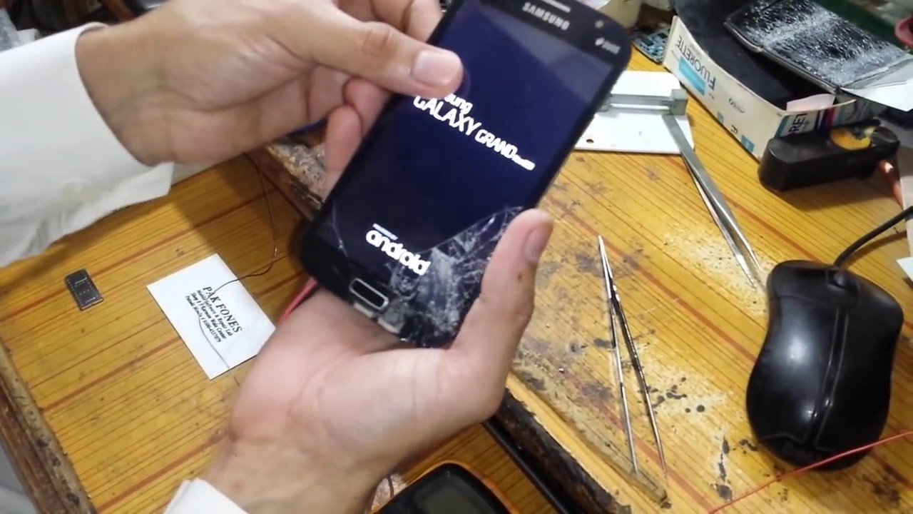 How to repair full short samsung mobile phone - YouTube