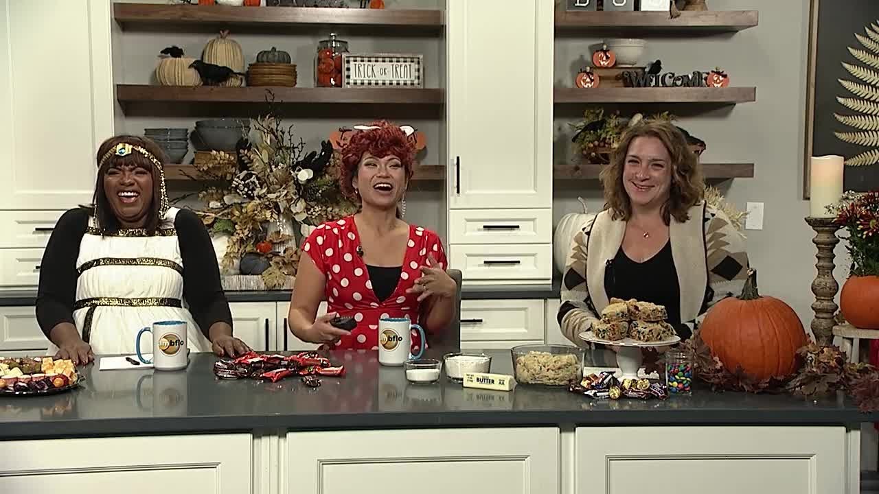 Using your Halloween candy to make sweet treats - YouTube