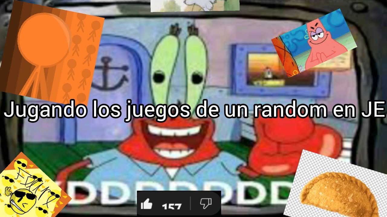 jugando los juegos de un random en JE - YouTube