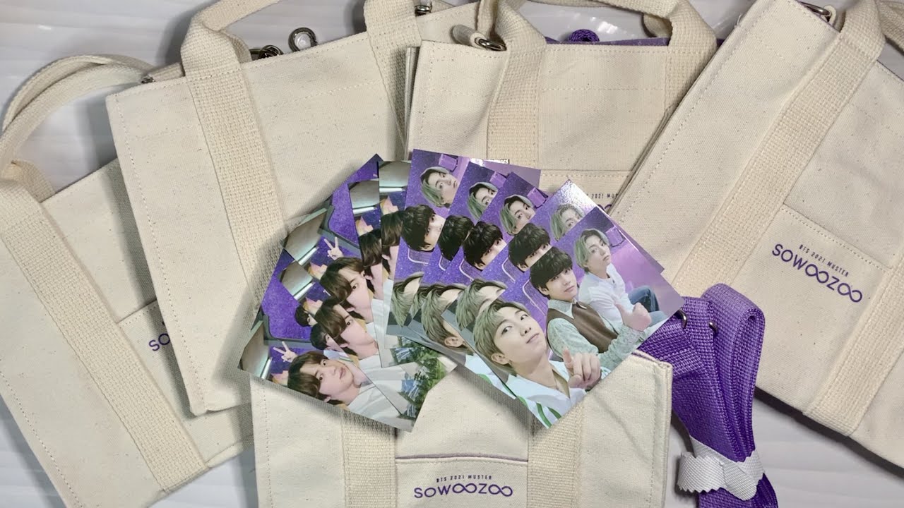 BTS☆ mini bag ivory sowoozo concert unboxing ☆ - YouTube