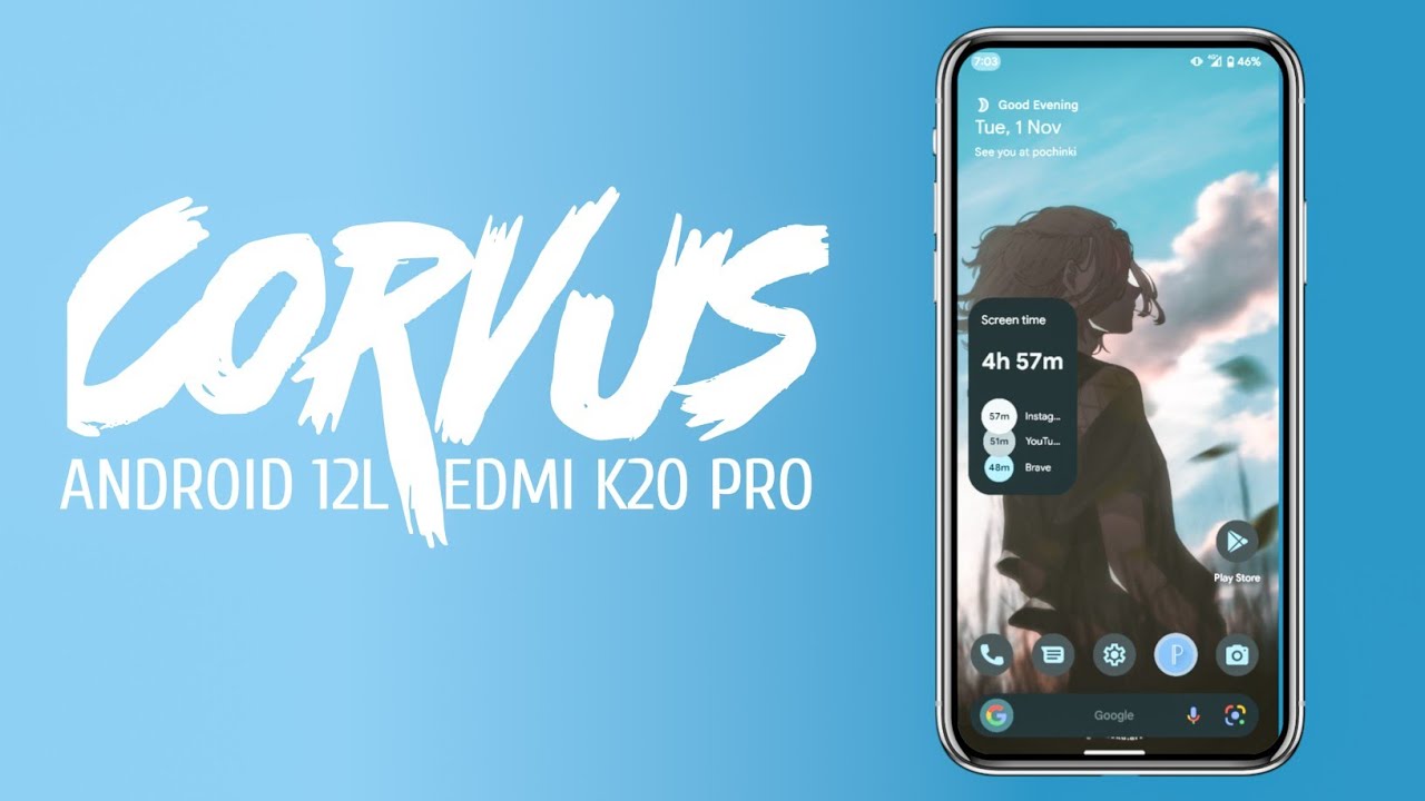 Corvus OS vS4.1 A12L Redmi K20 Pro | King of Gaming Rom is Back! - YouTube