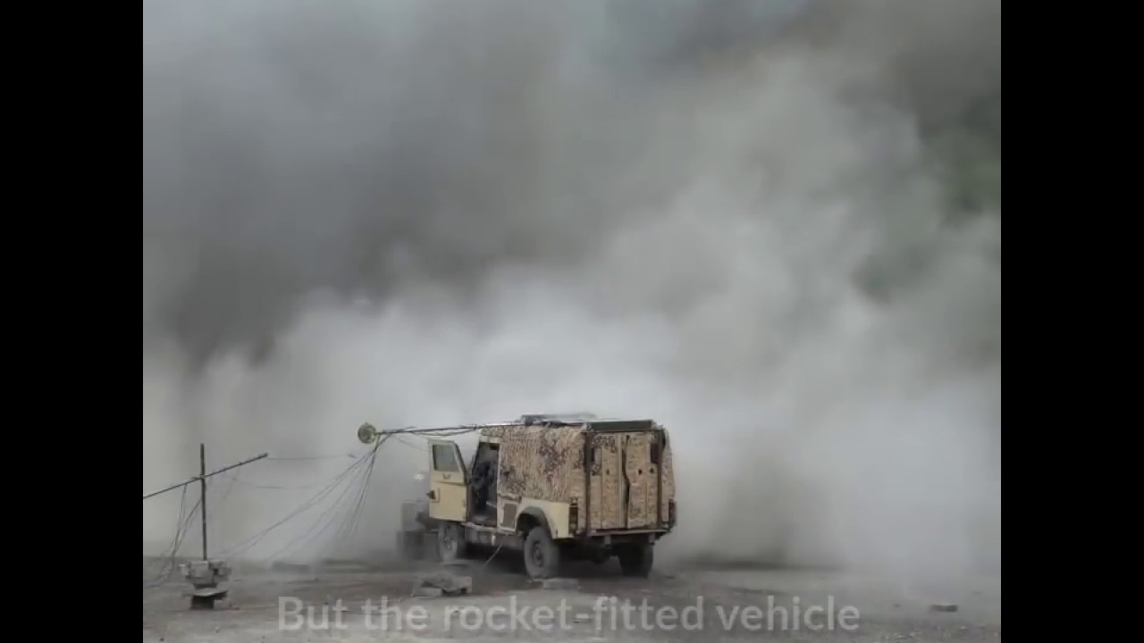 Rocket-powered Land Rovers can survive deadly roadside bombs - YouTube