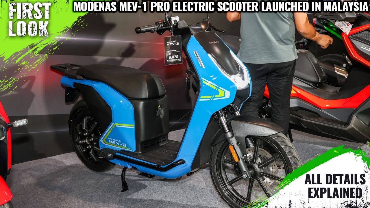 MODENAS MEV-1 Pro Electric Scooter Launched In Malaysia - Price From ...
