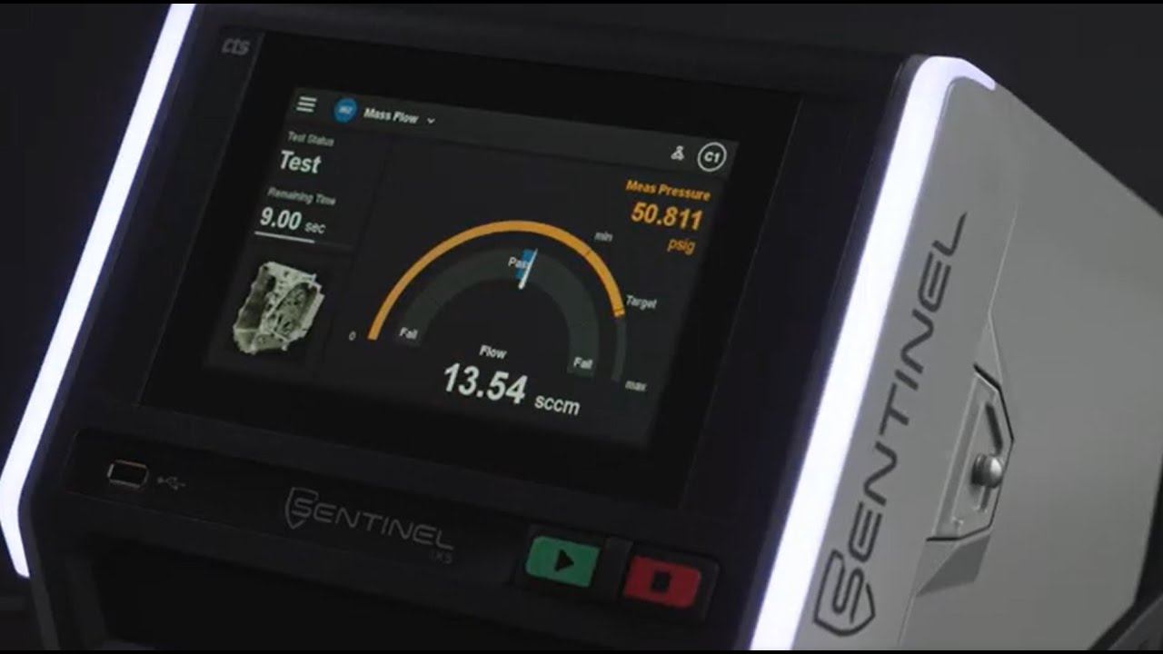 Introducing the New Sentinel IX5 Leak and Flow Test Instrument - YouTube