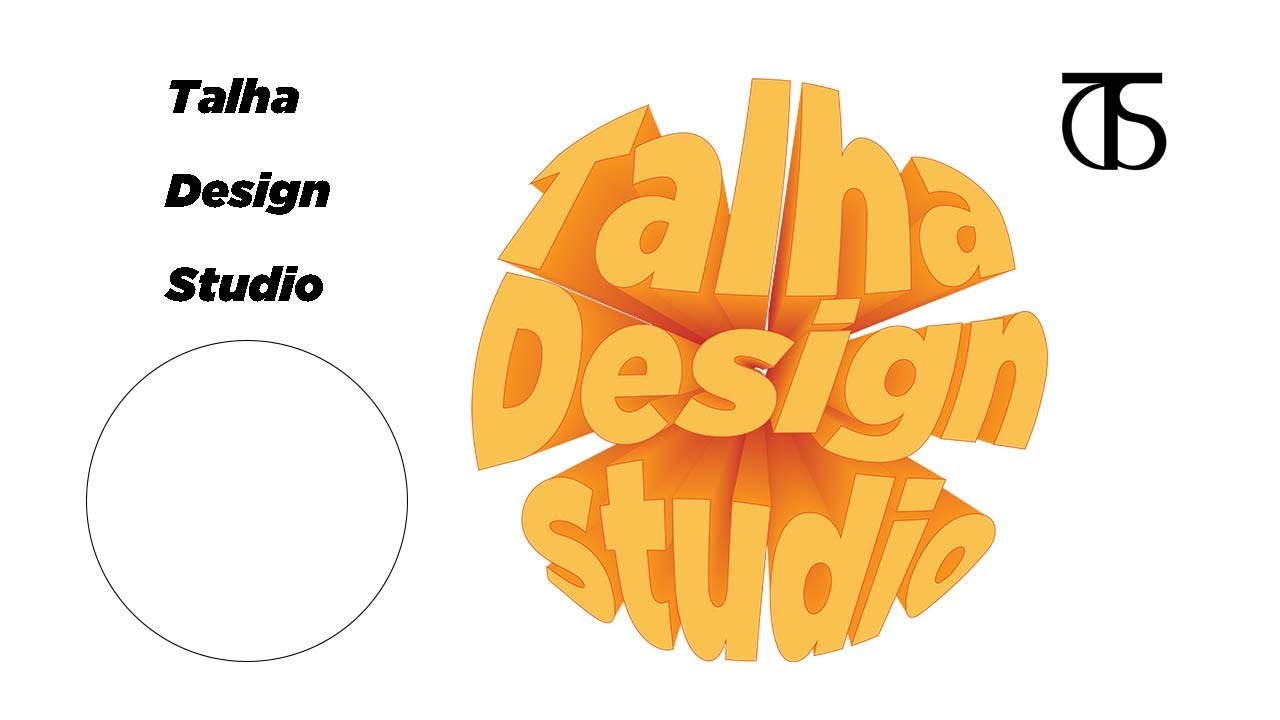 Warp Text Into the Custom Shape in Adobe Illustrator - YouTube