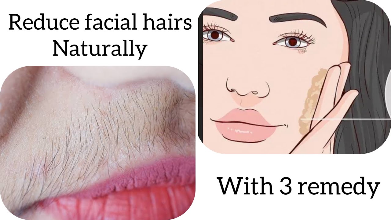 HOW TO REDUCE FACIAL HAIRS NATURALLY/get rid of facial hairs// priyanka ...