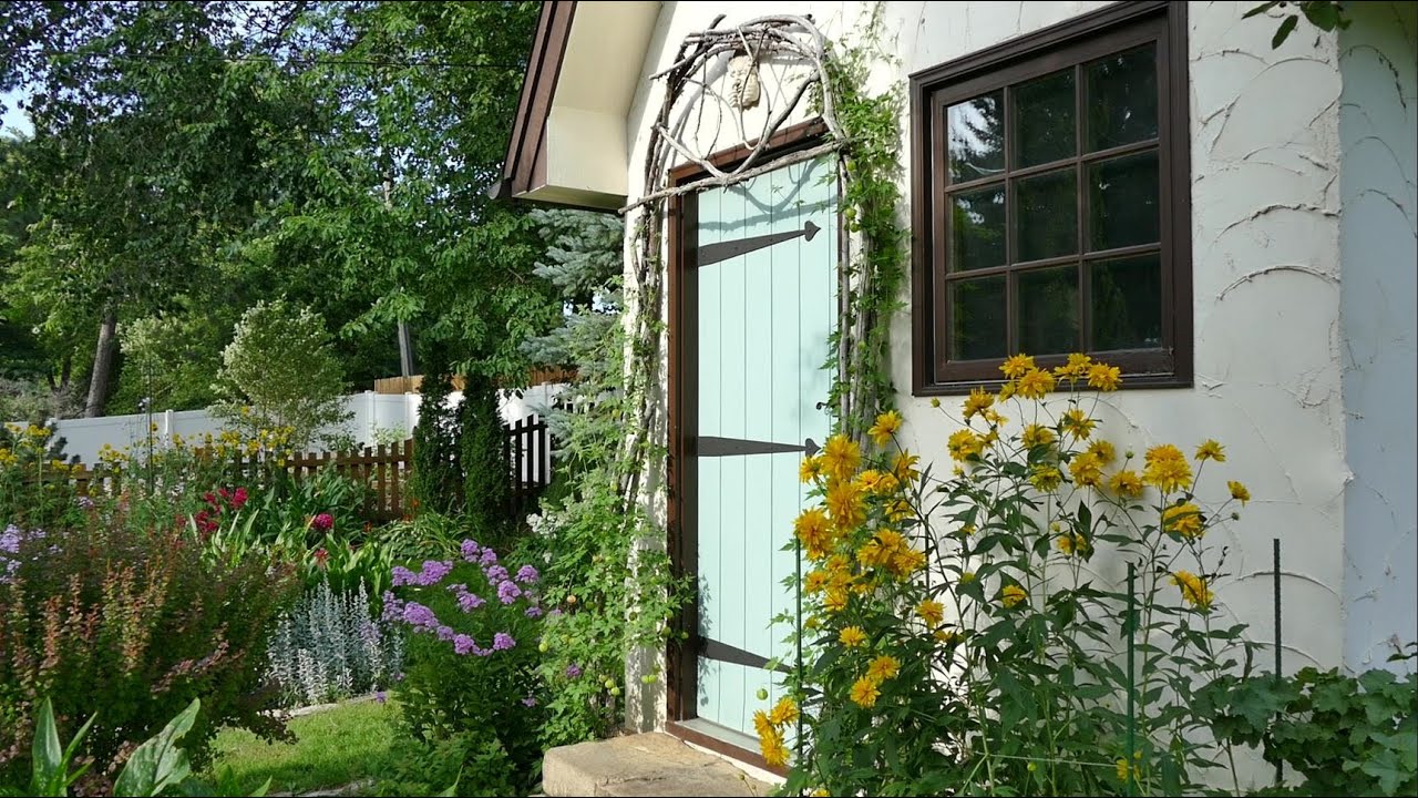 Enchanted Cottage Garden Tour - YouTube