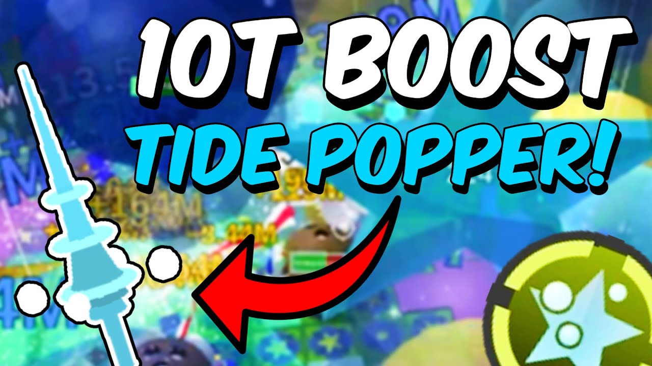 *10 TRILLION BOOST* With The *TIDE POPPER* | Roblox Bee Swarm Simulator ...