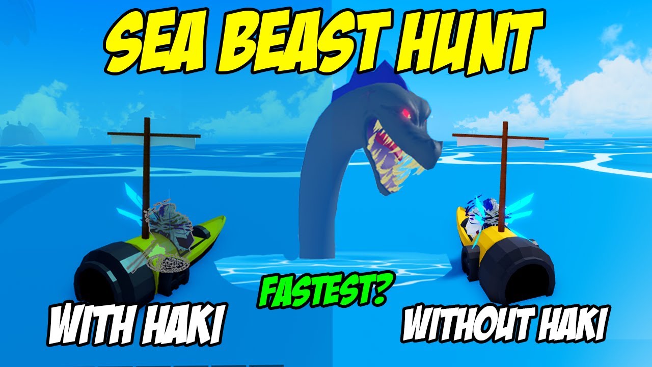 WITH or WITHOUT HAKI? Which One is Faster To Spawn Sea Beast? - YouTube