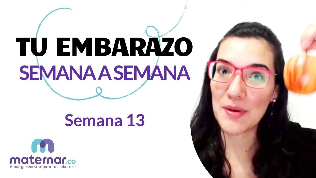 Semana 13 | Tu embarazo semana a semana | Maternar.co - YouTube