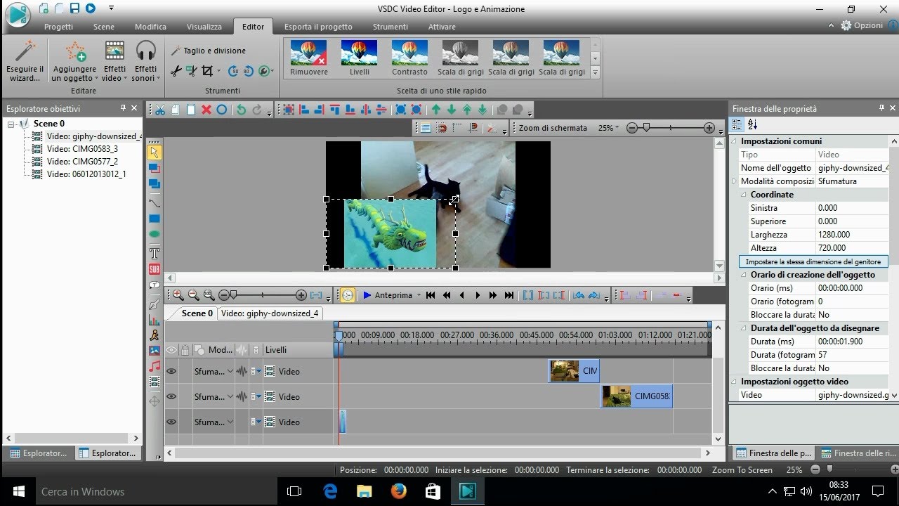 Come aggiungere un logo o un'animazione ad un video (con VSDC free ...