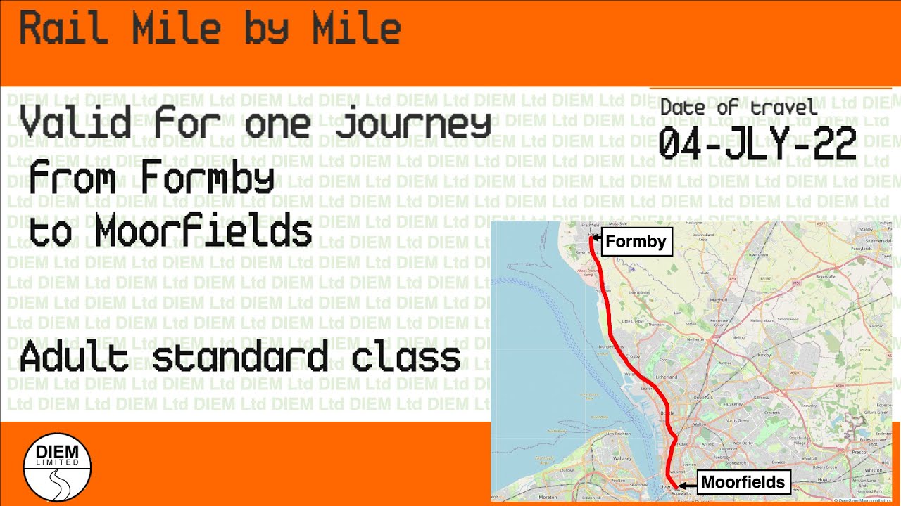 Formby to Moorfields - 🚇 Rail Mile by Mile - YouTube