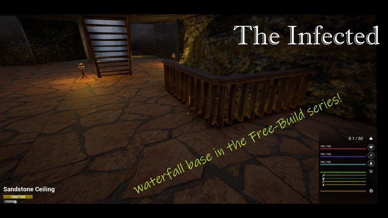 The Infected - Free Build Series - Waterfall Base - YouTube