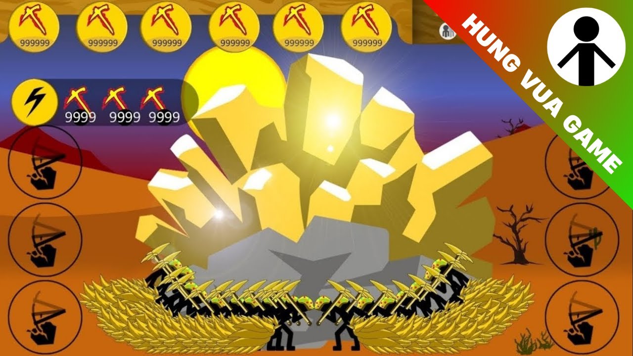 GIANT GOLD MINE THE GREAT STICK MAN WAR | STICK WAR LEGACY - Hung Vua ...