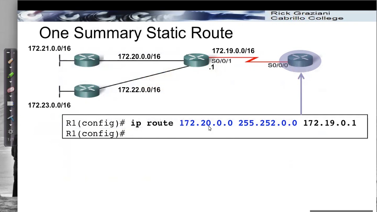 Summarizing IPv4 Networks and IPv4 Summary Routes - YouTube