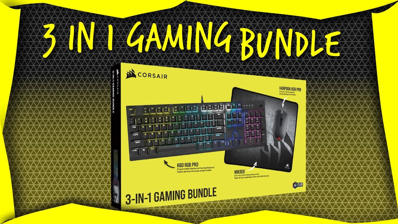 Combo gamer 3 en 1 | Corsair Gaming bundle - YouTube