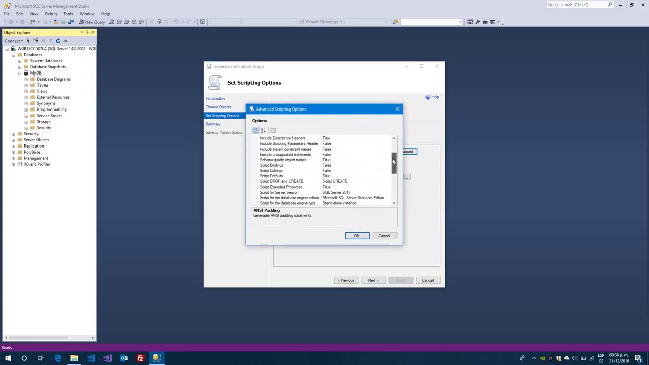 Generar Script de Base de Datos SQL (Backup SQL) - YouTube