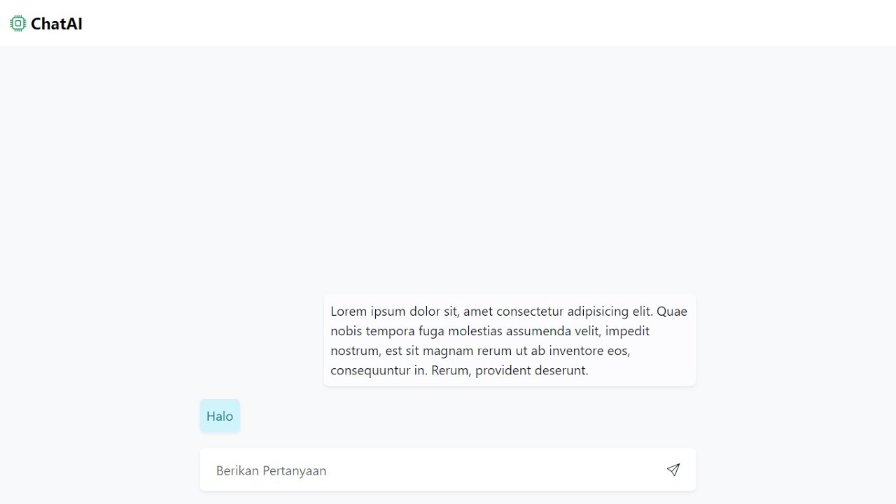 Membuat UI ChatAI || Mudah Simple UI/UX || Bootstrap || Css, Javascript ...