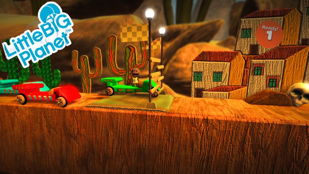 LittleBigPlanet - Kart Race (Race 3&4) - YouTube
