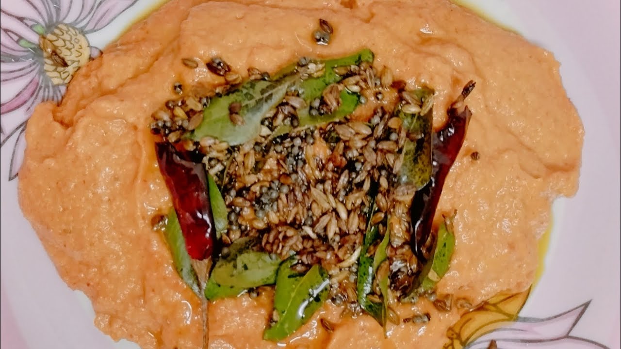 Tomato Chutney | chatni with onion, ginger, garlic | Instant chatni ...