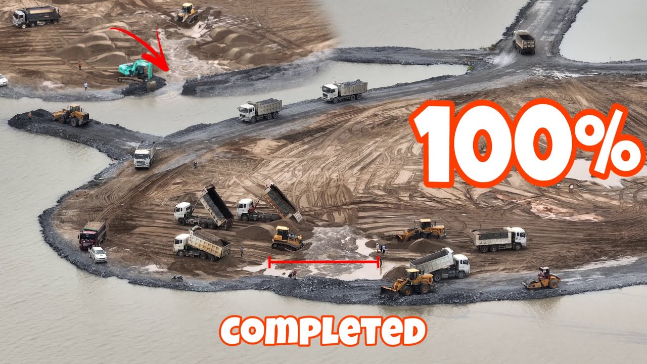 Successfully Completing The Land In a Circle With Best Team Machinery ...